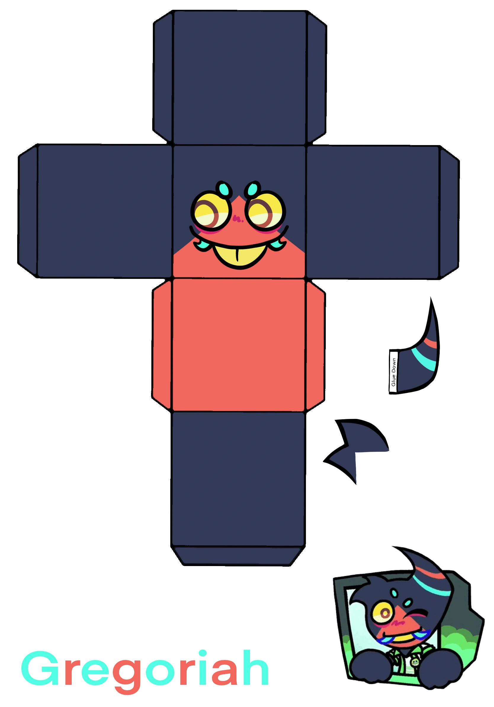 Gregoriah Cube Template, Go Feral /hj | Fandom