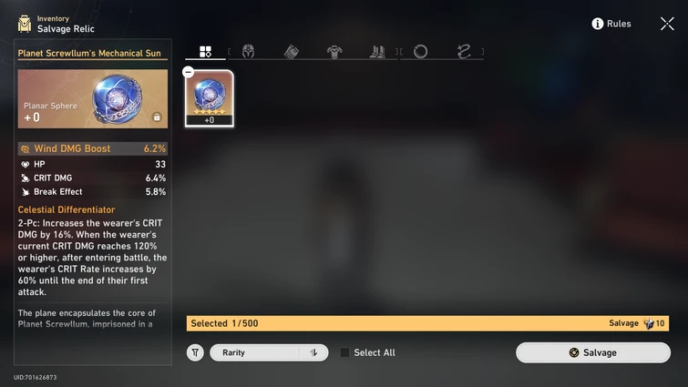 Relic crafting is pretty underwhelming | Fandom