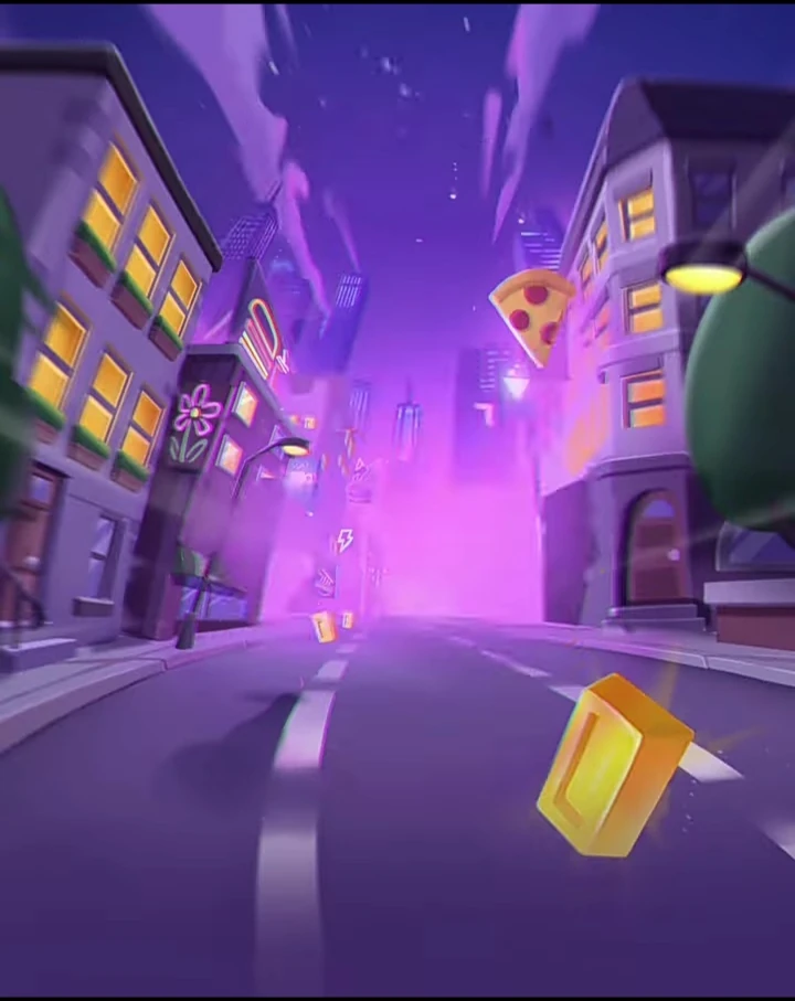 Talking Tom Gold Run Becca loading screen without the characters | Fandom