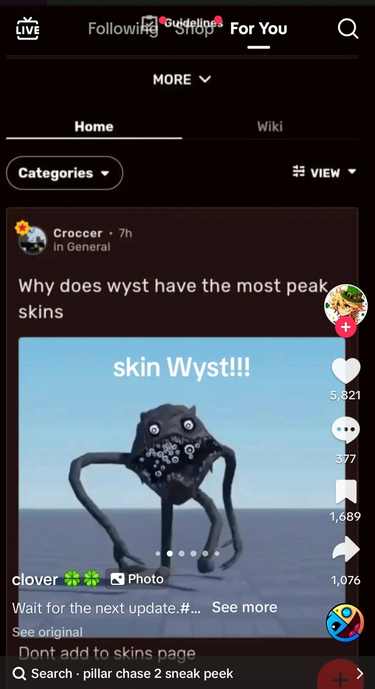 Why does wyst have the most peak skins | Fandom