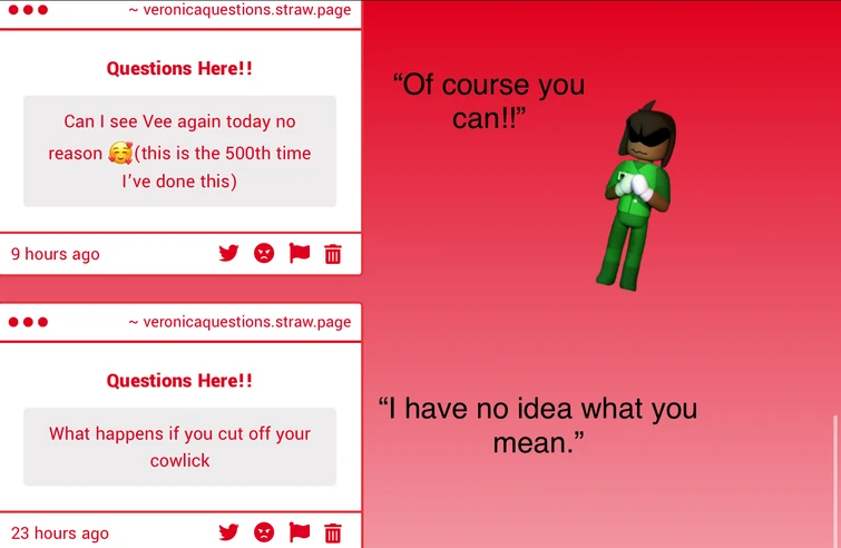 Ask Vee AND Veronica! | Fandom