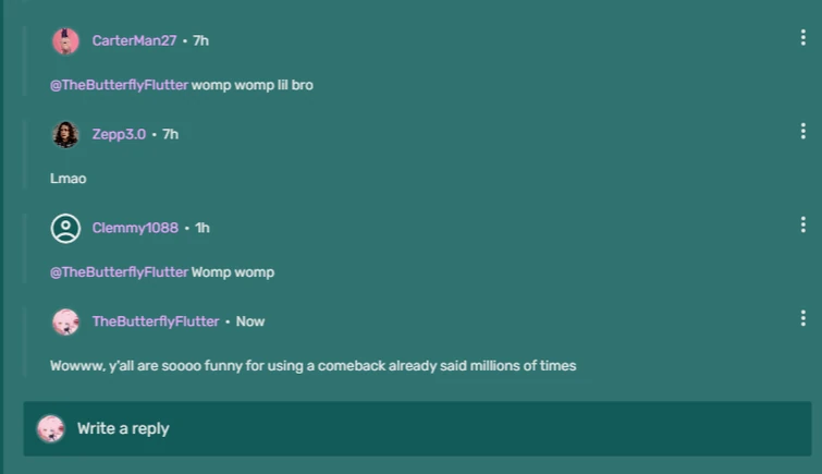 ugh I hate when people use "womp womp" | Fandom