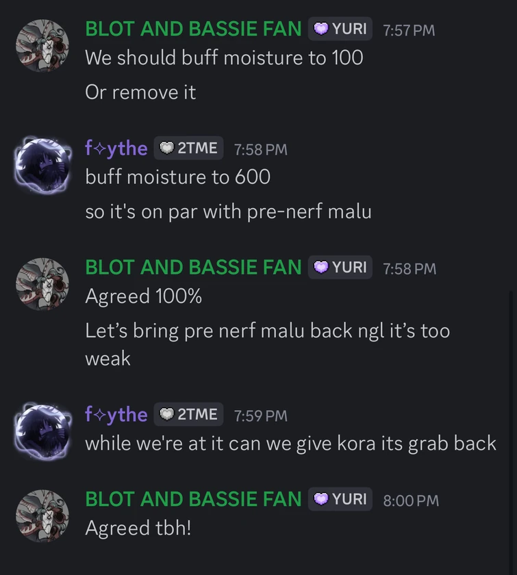 I’ve been thinking.. We should buff umbras moisture.. | Fandom