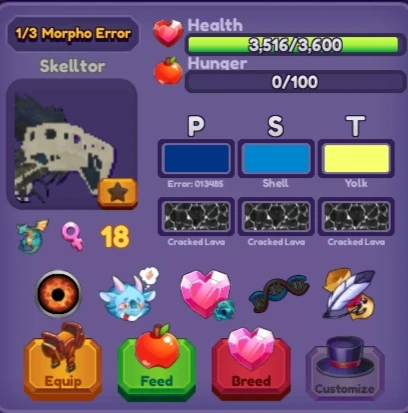 Lf:fm leg eye full body inflamed vulp offering this error skelltor | Fandom