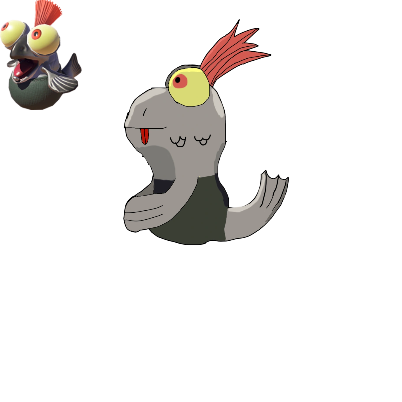 He haw I drew small fry on digital | Fandom