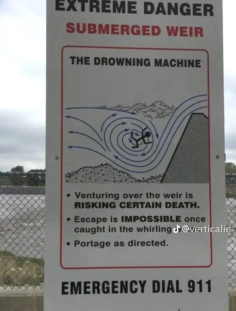 Creepy sign near the place I often visit during P.E. Would also look ...