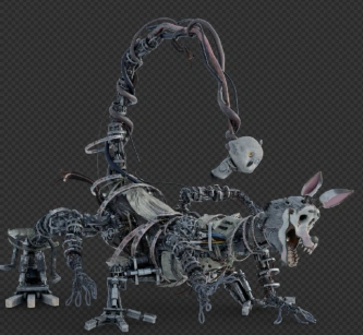 Fnaf Jr: The Mangle, full body reveal. | Fandom