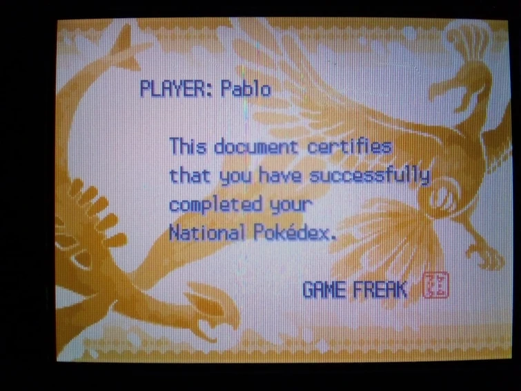 Se puede volver a ver el Diploma en pokemon HG/SS? | Fandom