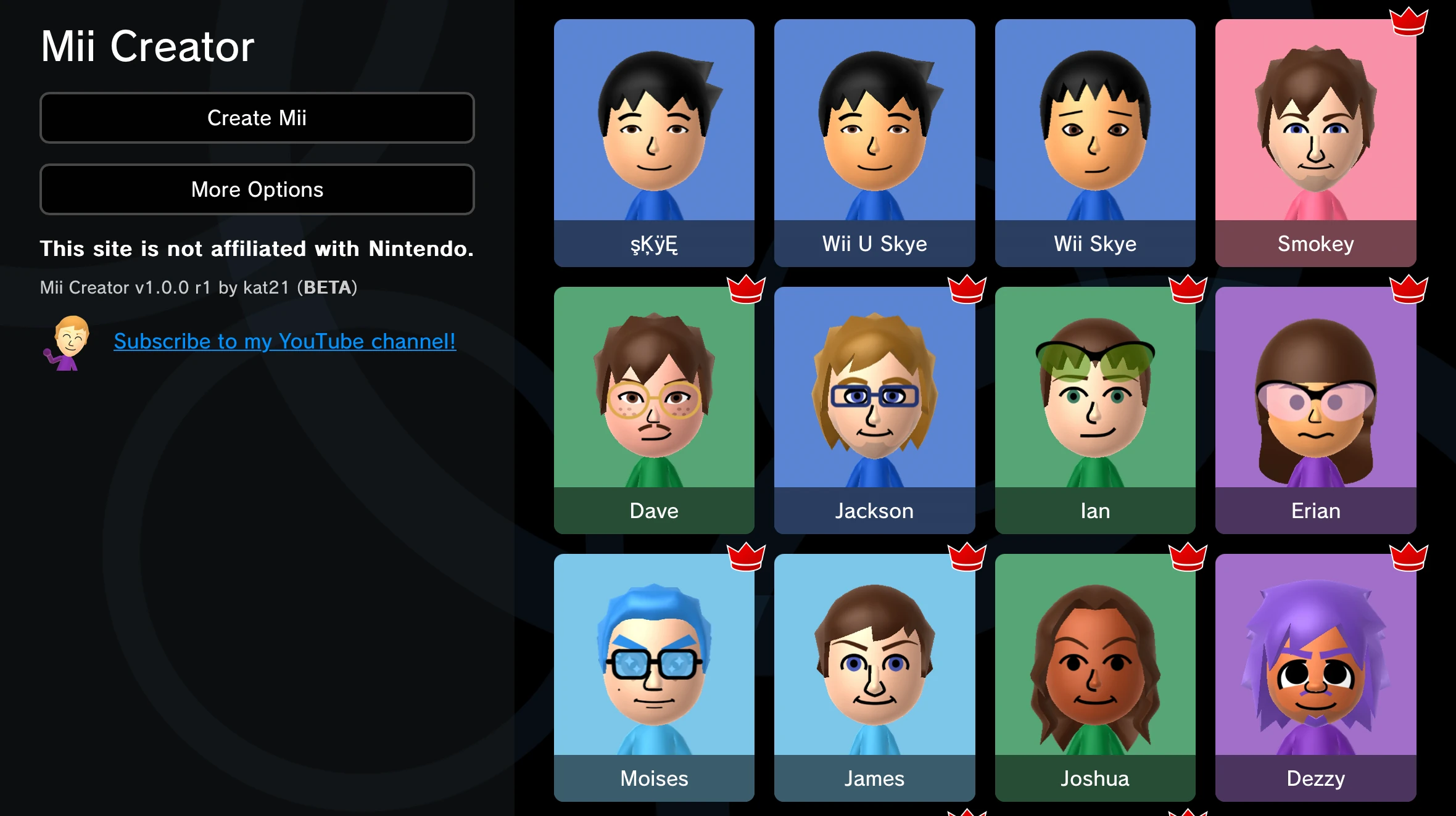 Mii Creator came back! | Fandom
