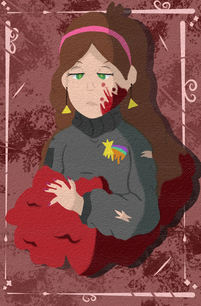 I drew a Killer!Mabel >:) | Fandom