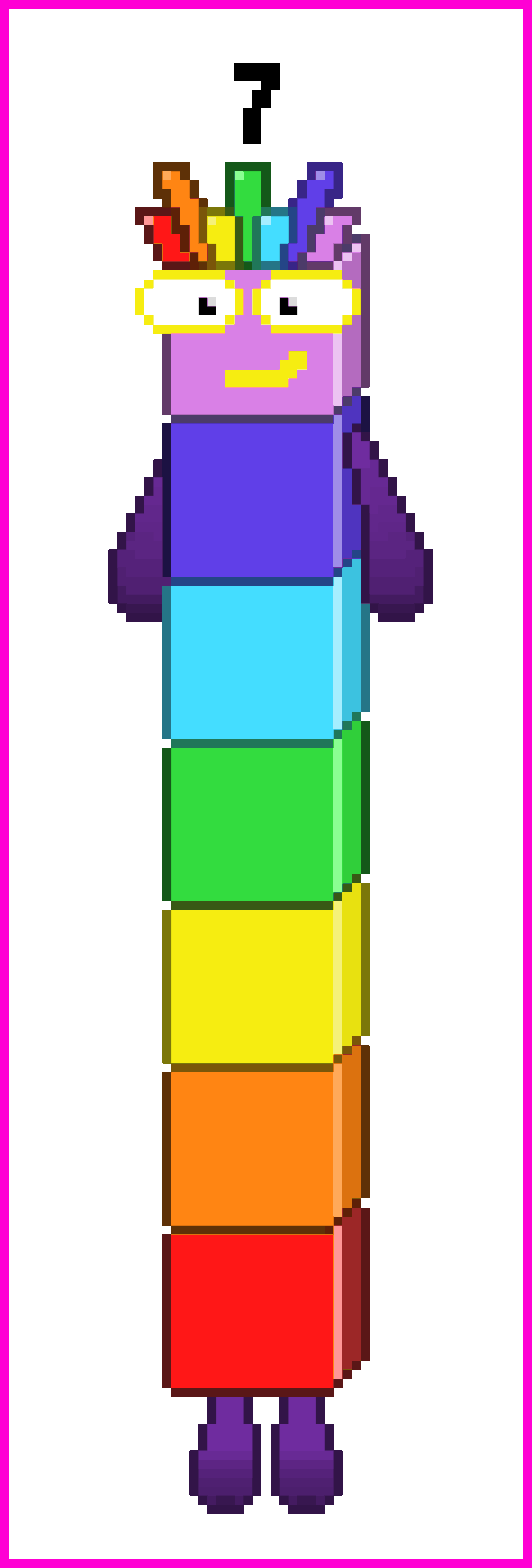 Animated seven sprite. | Fandom