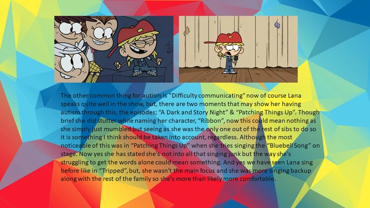 Could Lana Loud Have Autism? (Theory) | Fandom