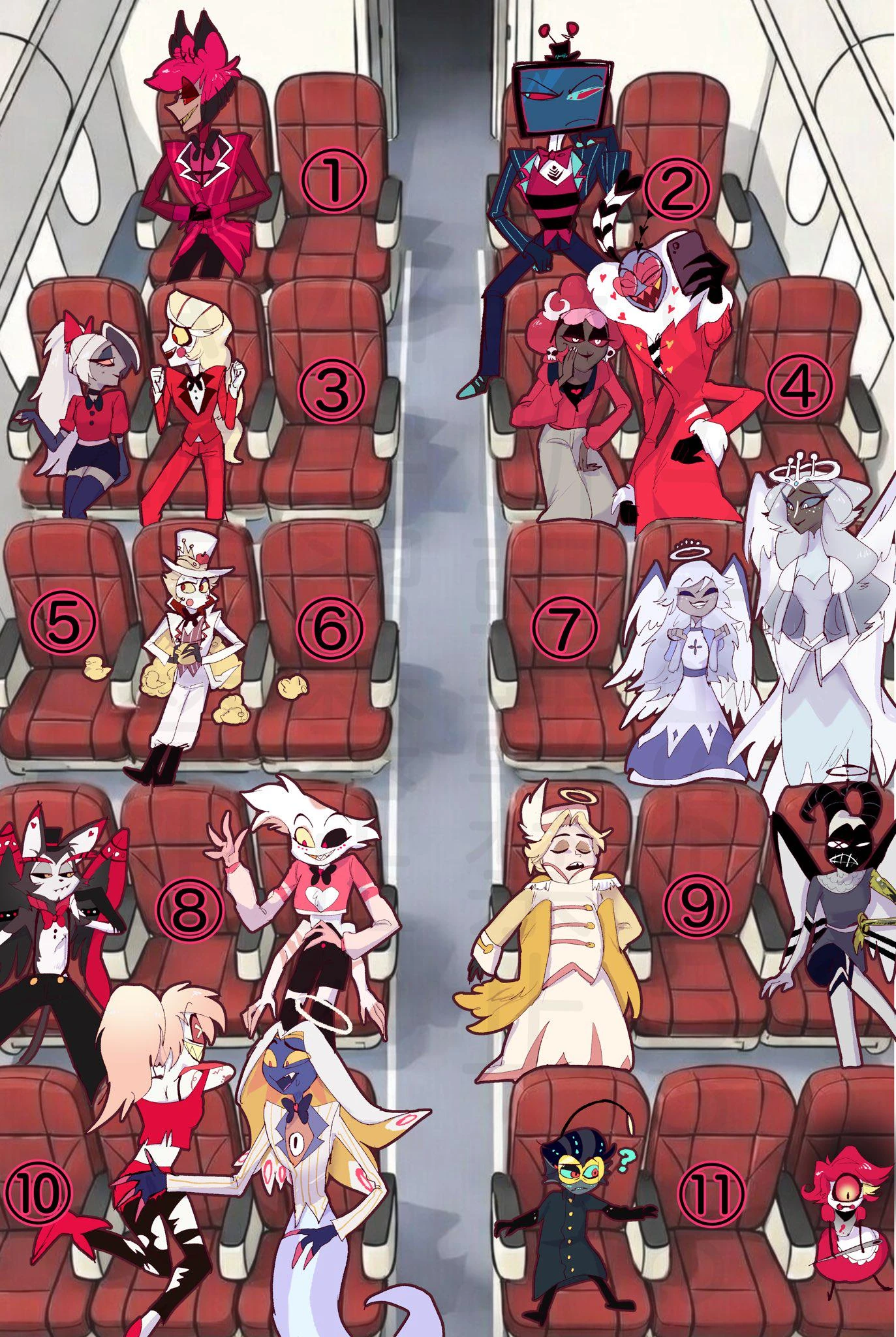 You're on an 8 hour flight, which seat are you taking | Fandom