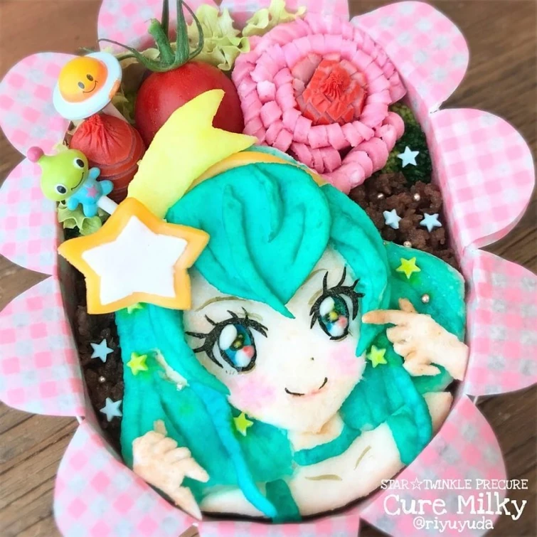 The Real Precure Character Food Arts ("Chara-Ben", Character-Bento) in ...