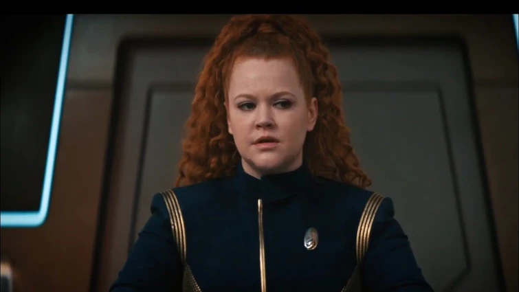 Acting captain Sylvia Tilly in command. | Fandom