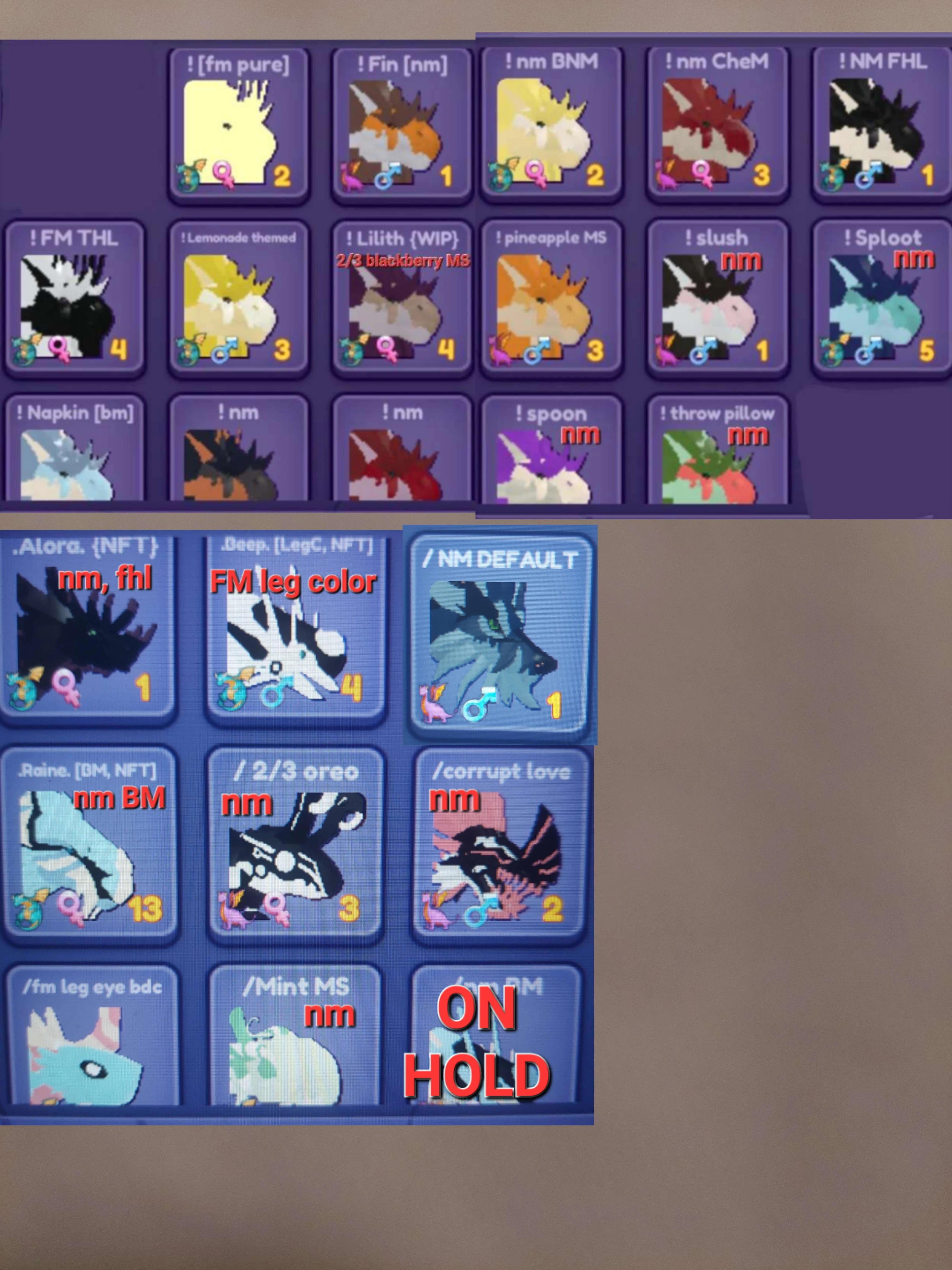 Inventory Auction!! Mlf: COSMALISK☀️ | Fandom