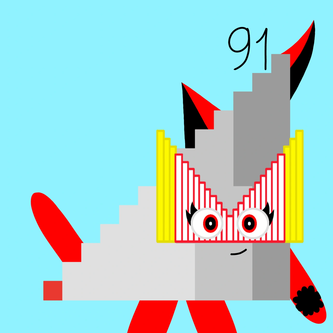 Fanmade Numberblock 91! | Fandom