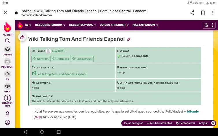 Discuss Everything About Talking Tom & Friends Wiki Español | Fandom