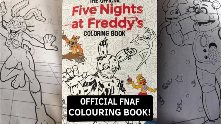 Hey, the new official Fnaf Coloring Book is out today :) | Fandom