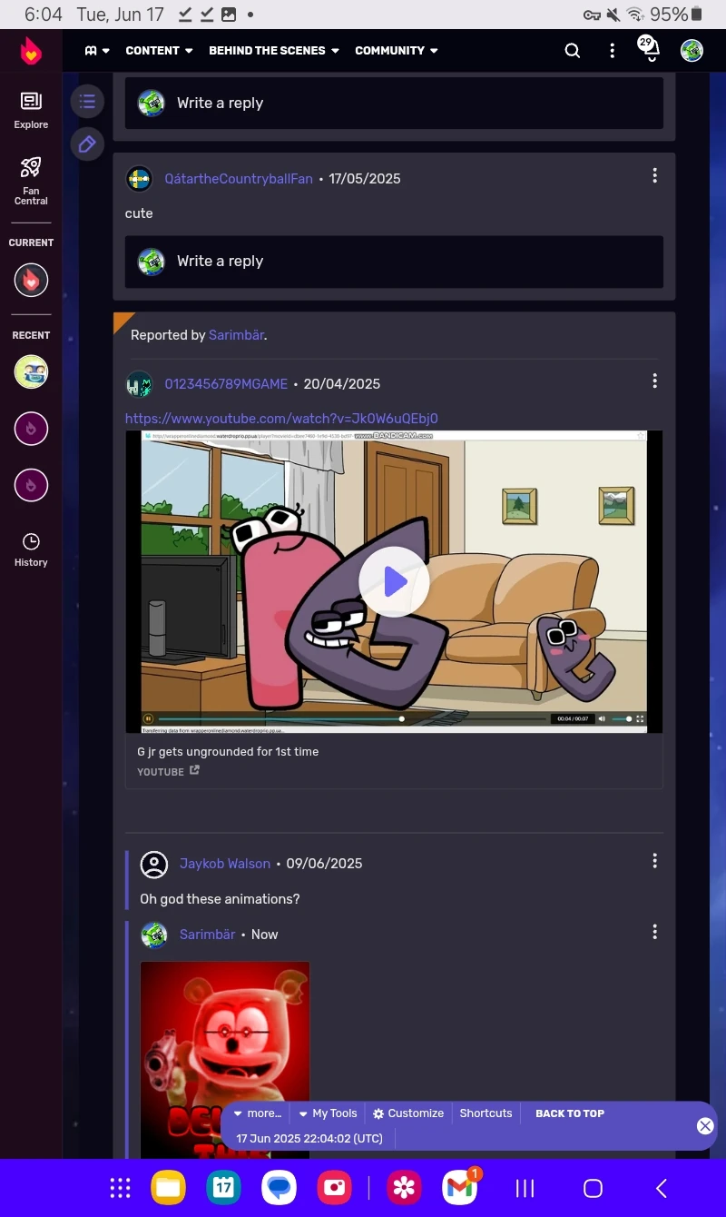 why did you have to put the comment :( | Fandom