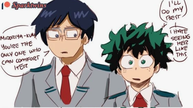 Uraraka is sad and the Dekusquad are trying to make her feel better{on ...