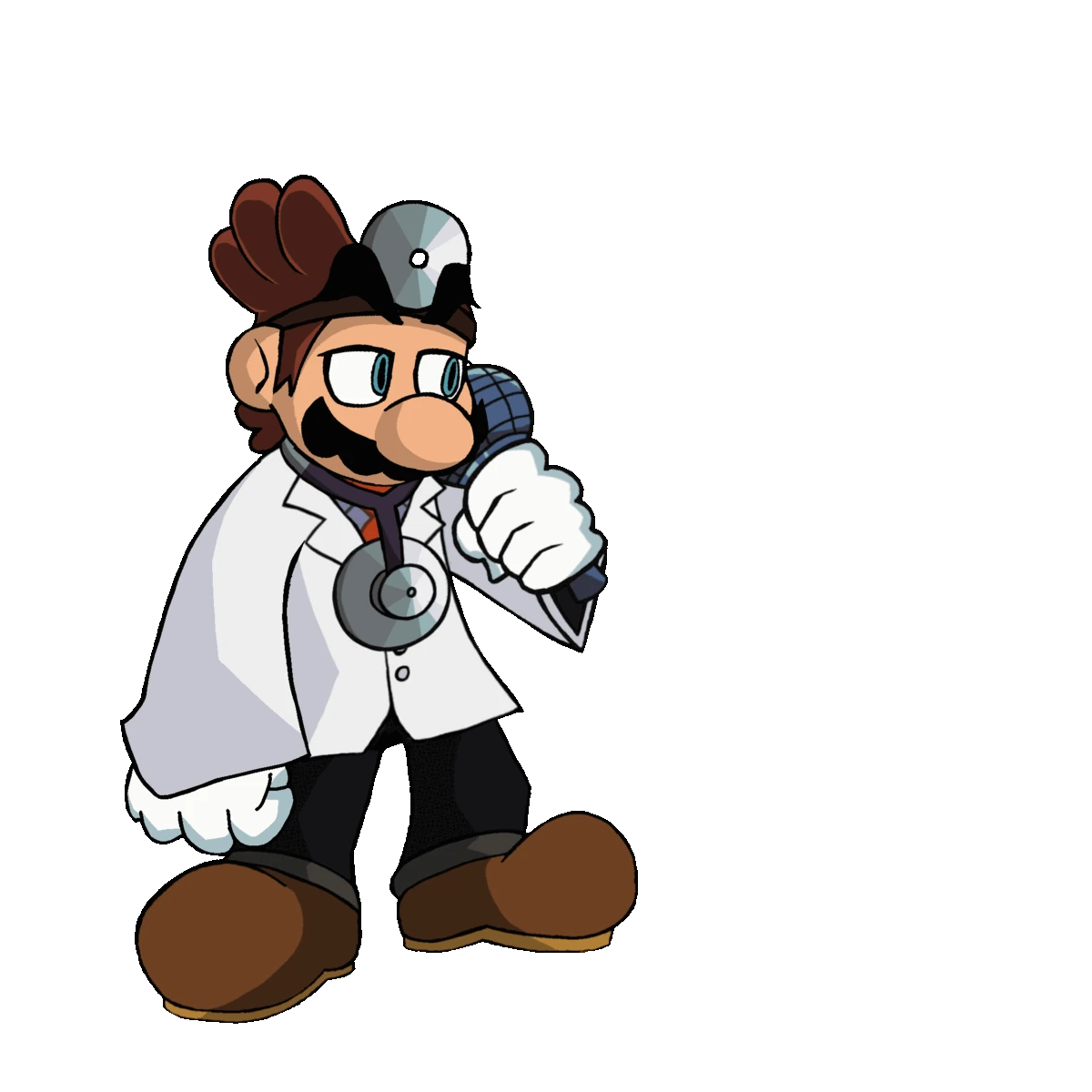 was trying to make an idle sprite for dr. mario, how does it look? | Fandom