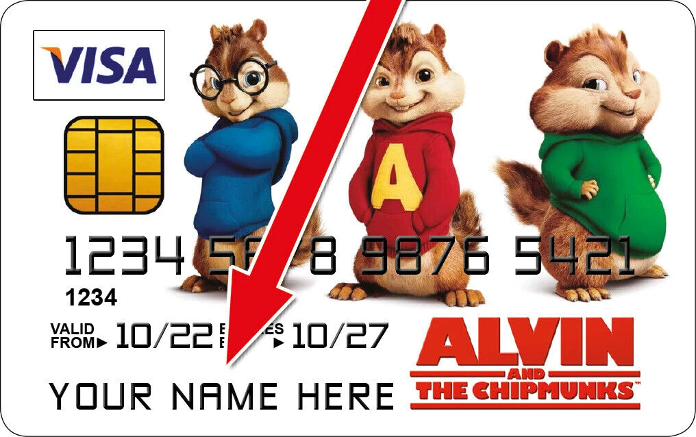 Alvin and the chipmunks credit card (Loop this) | Fandom