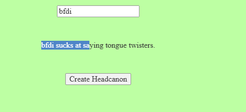 bfdi sucks at tounge twisters | Fandom