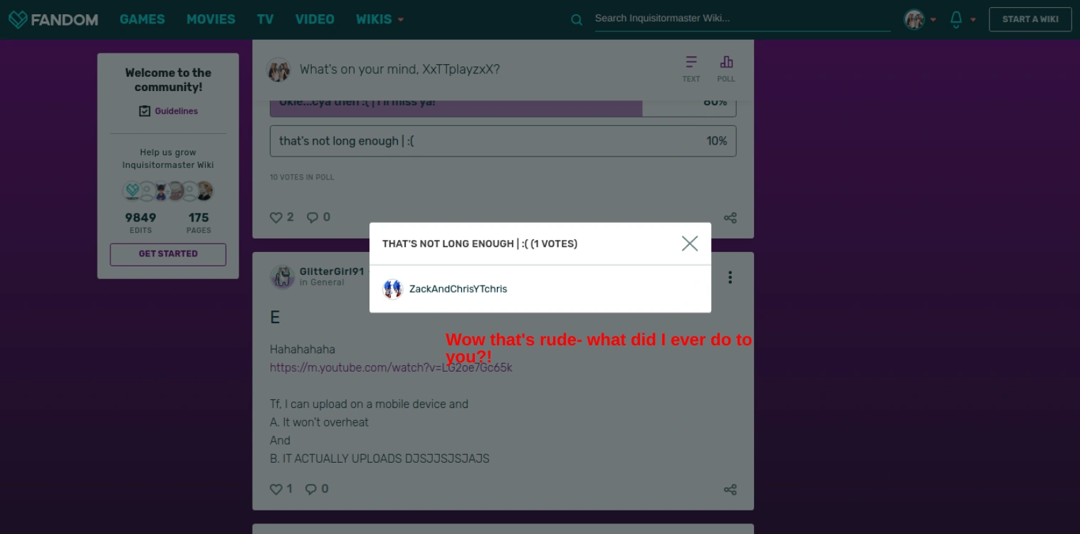 This is why I always feel like Im not welcome here | Fandom