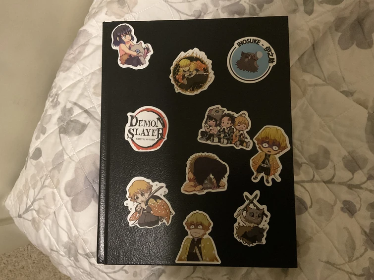 I got KNY stickers, and then did this to my sketchbook | Fandom