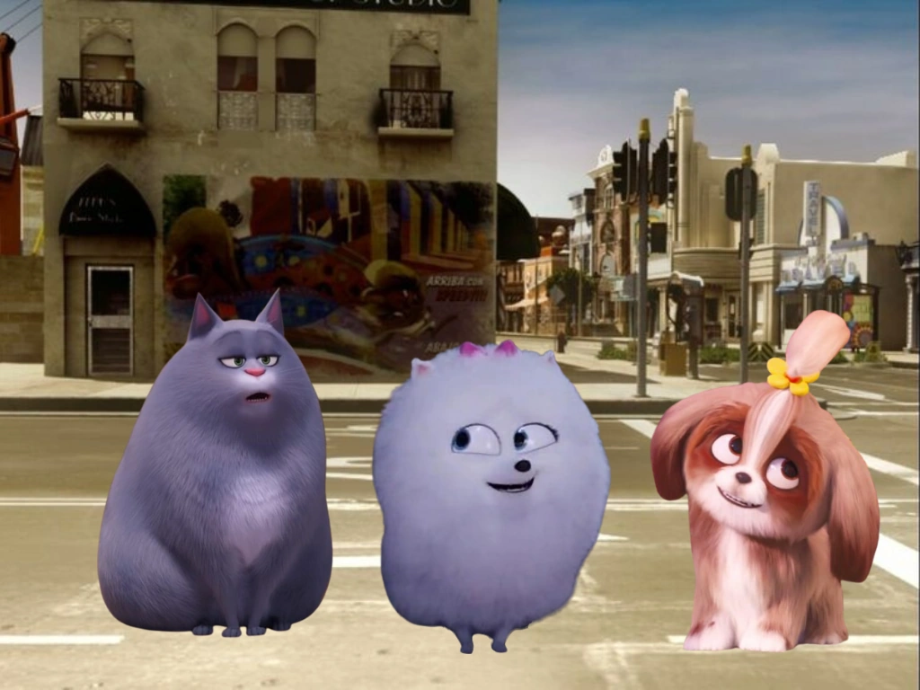 Universal Kids City - Gidget, Daisy And Chloe Are Walking Down The ...