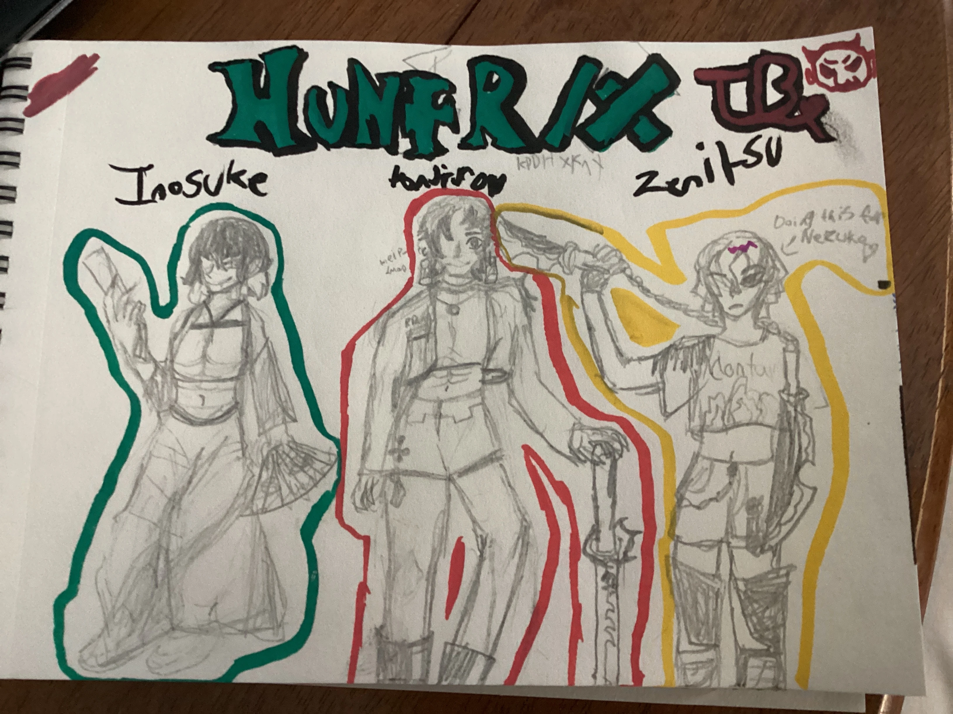 Huntr/x + Kamaboko Sqaud arttt | Fandom