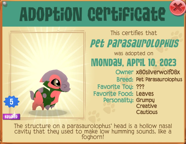 Lf Parasaur swaps! | Fandom
