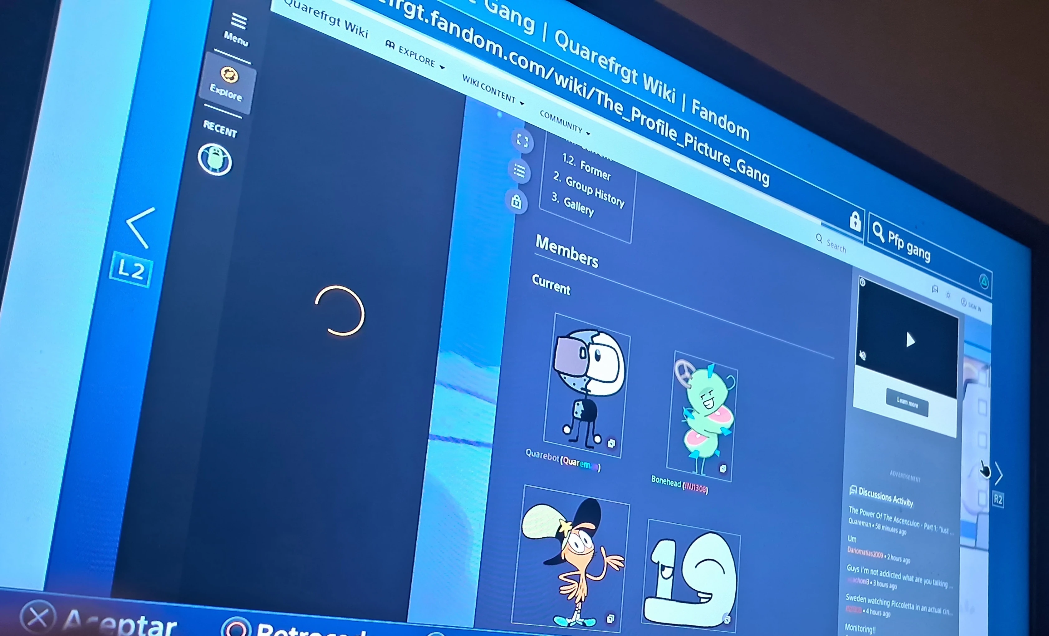 Guess who made the PFP Gang RUN on a ps4 btw | Fandom