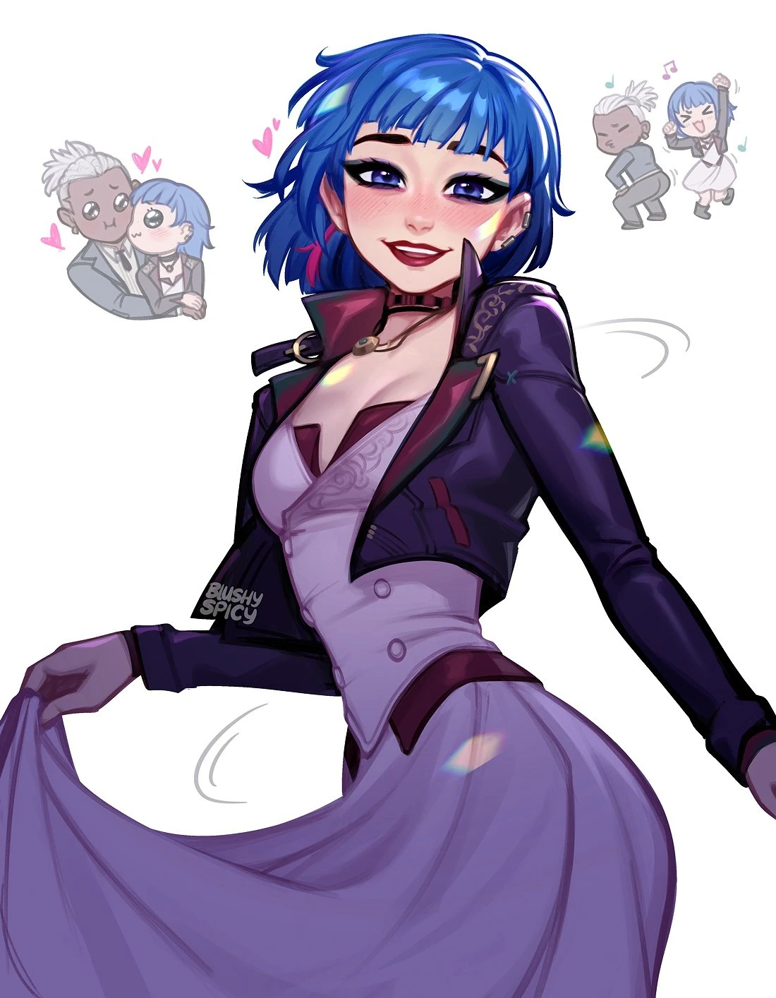 Blushy&Spicy's art of Ekko & Powder | Fandom