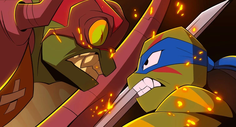 Raph Vs Leo From Rise Of The TMNT The Movie | Fandom