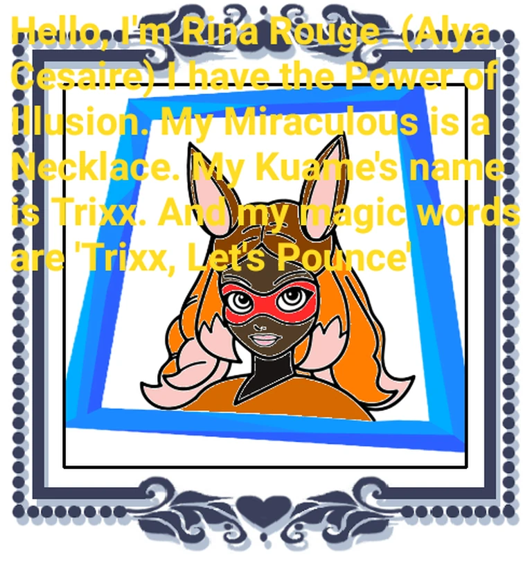 Rena Rouge drawing plus Quote | Fandom
