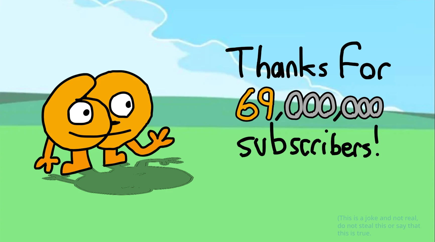 Leaked number 69, from "Thanks for 69,000,000 subscribers!" (THIS IS ...