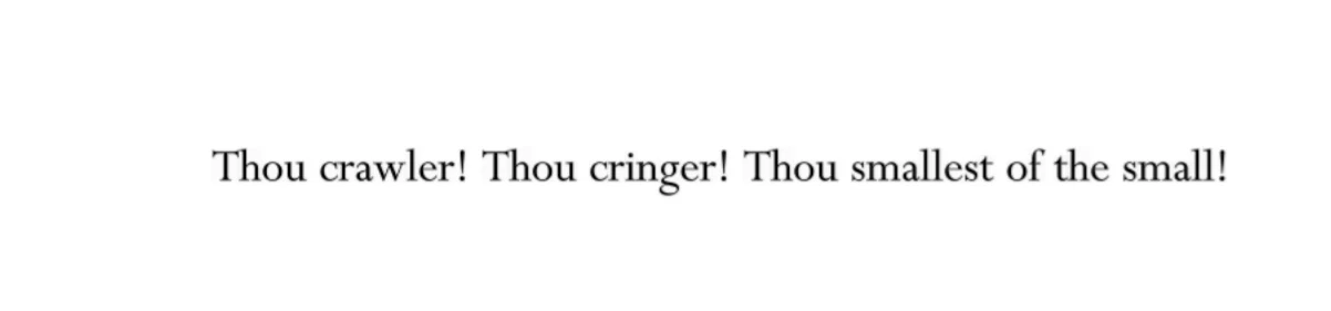 "Thou cringer" | Fandom