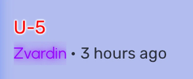 OMGOMGOMGOMGGGGGGGGG ZVARDIN UPDATED U-5 NO ...