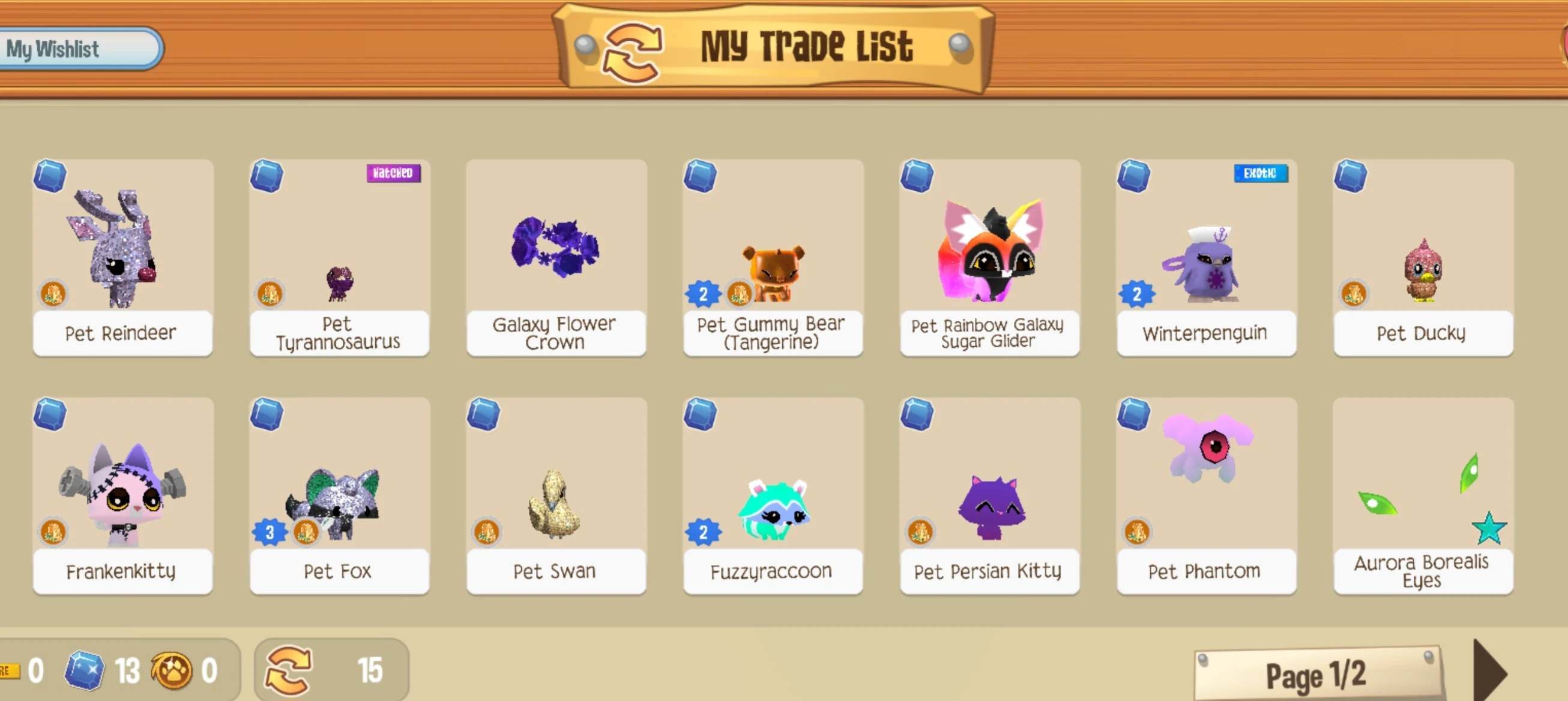 TRADING 12K PLUS STUFF FROM MY LIST FOR GOOD MYSTIC PETS!! | Fandom