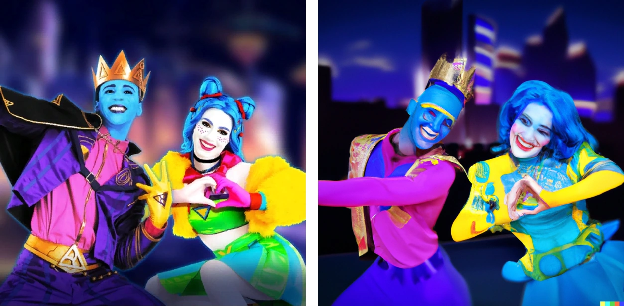 Just Dance vs A.I. Drawing 2 (Dall-E) | Fandom