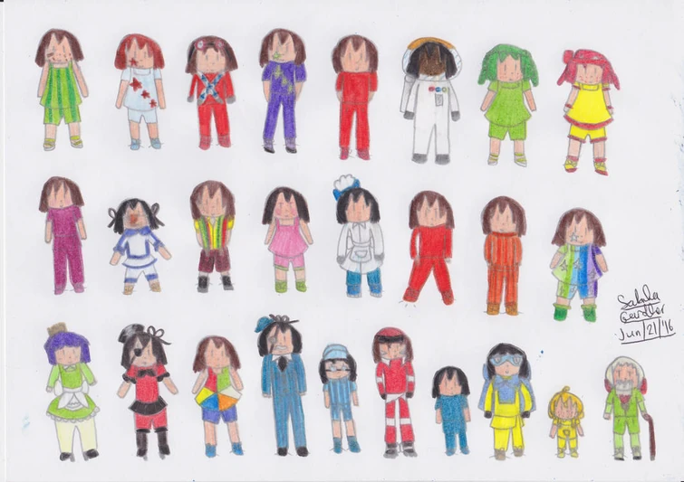 The very first Alphablocks humanized fanart | Fandom