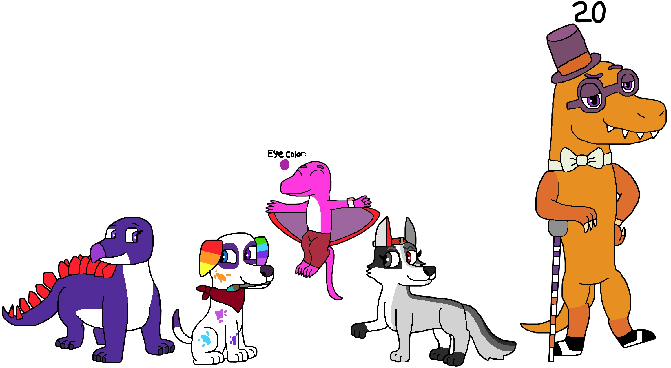 Numberblocks 16-20 as animals | Fandom