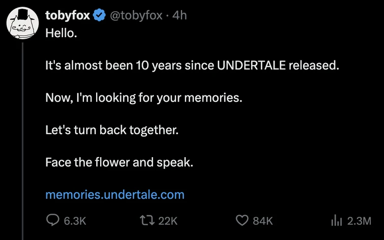 A new Undertale site has released to commemorate the game | Fandom