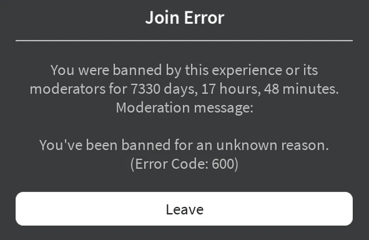I WAS BANNED PERMANENTLY IN FORSAKEN FOR NO REASON, PLEASE HELP | Fandom
