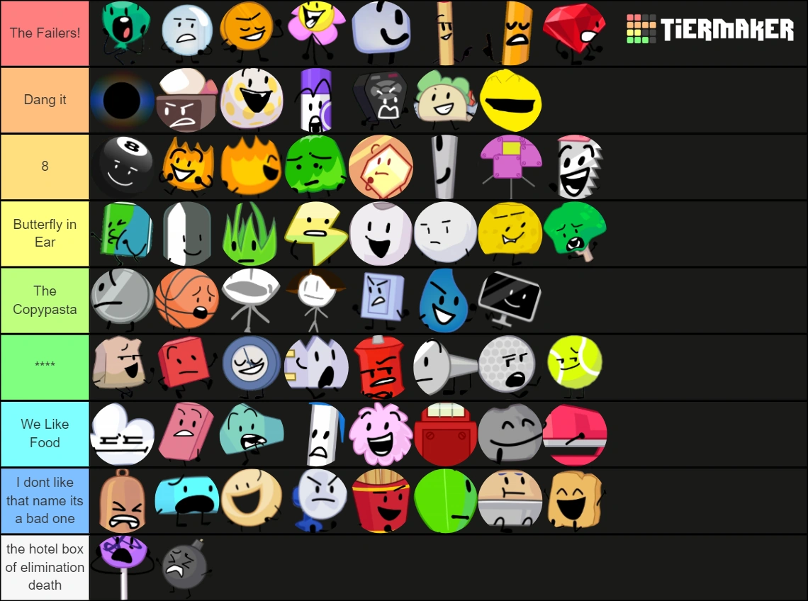 bfb voting i love 3. it. 3.bfb challenge . death warning. | Fandom