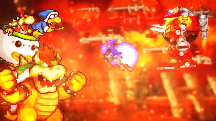 Bowser vs Eggman Sprite Art | Fandom