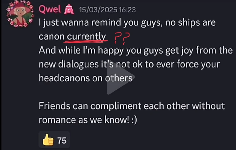 Quote by Qwelver: no ship is CURRENTLY canon??? | Fandom