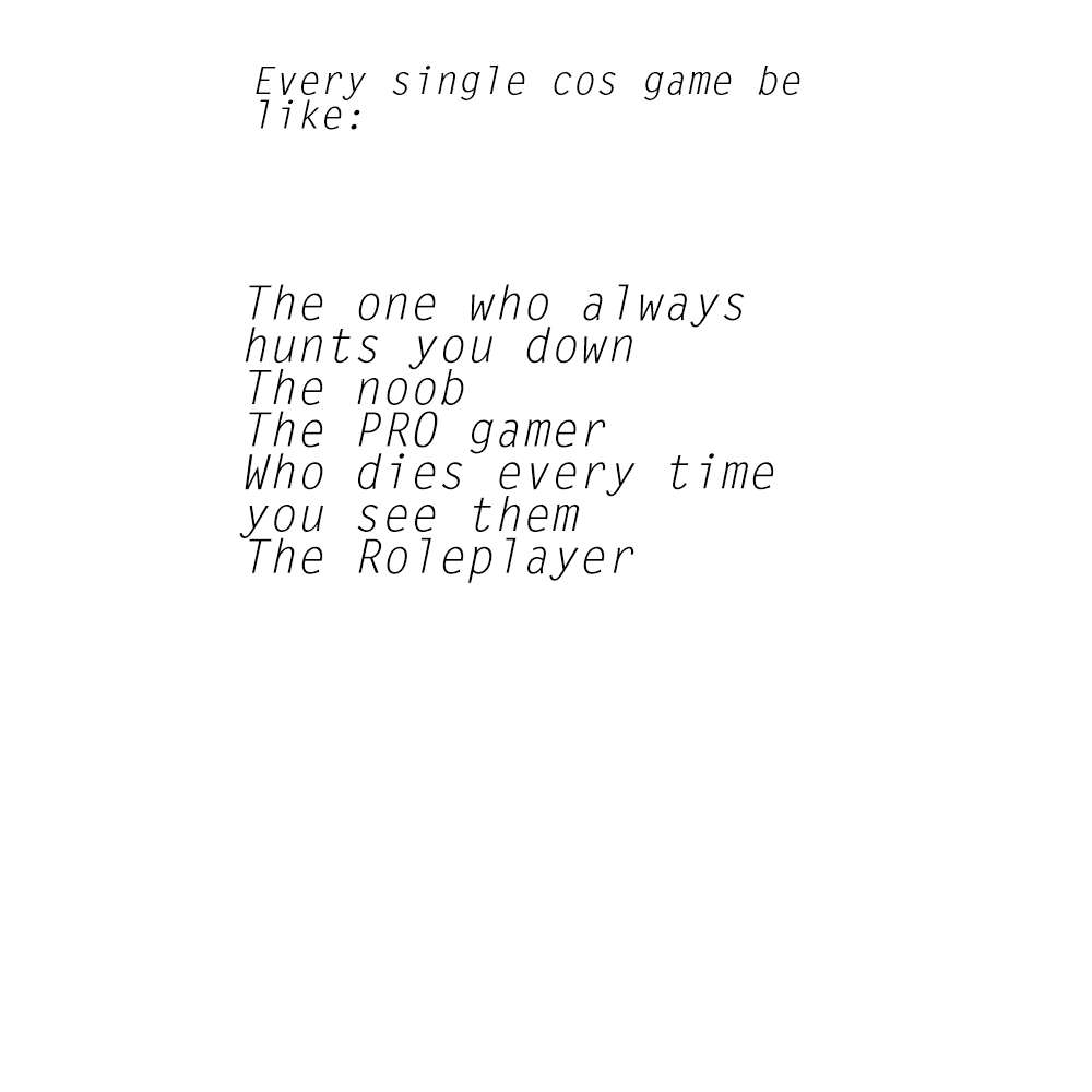 Every cos game: | Fandom